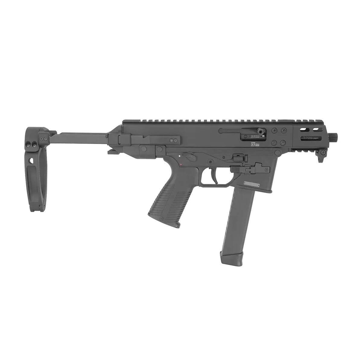 B&T GHM9 Gen II Compact 9mm 4.3" Bbl 30rd Pistol w/Glock Lower Tailhook ...