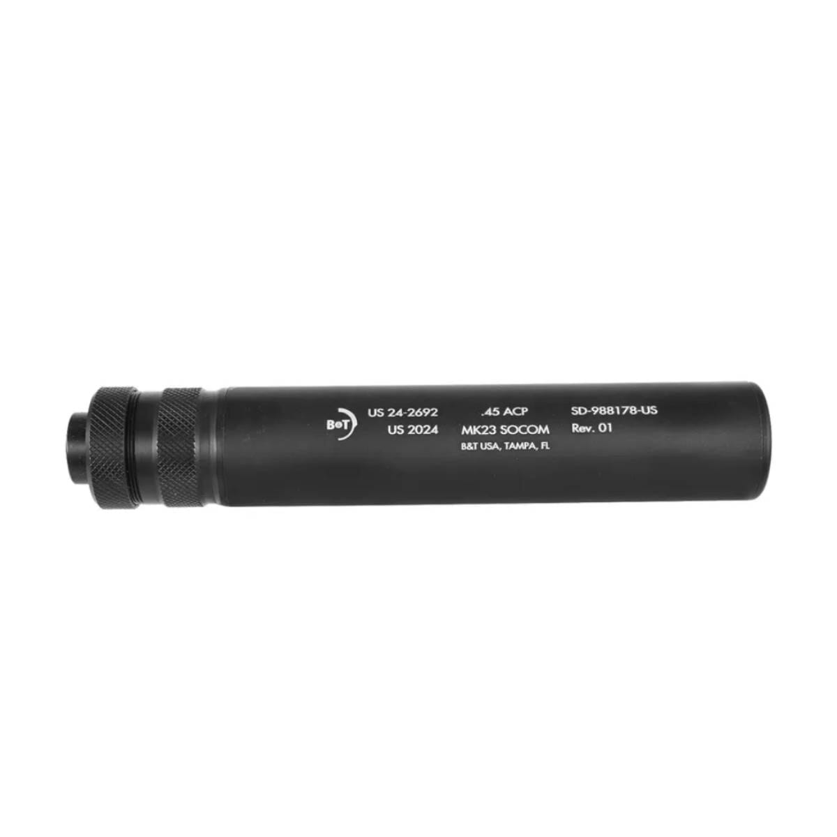 B&T IMPULS-IIA MK23 .45 ACP Direct Thread Suppressor (NFA) SD-988178-US ...