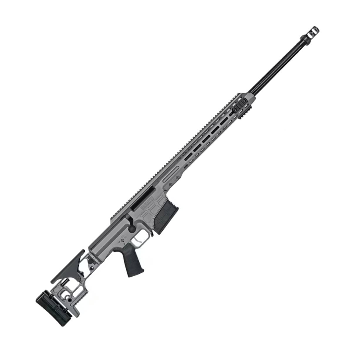 Barrett MRAD .338 Norma Mag Folding Stock Tungsten Grey Cerakote 26 ...