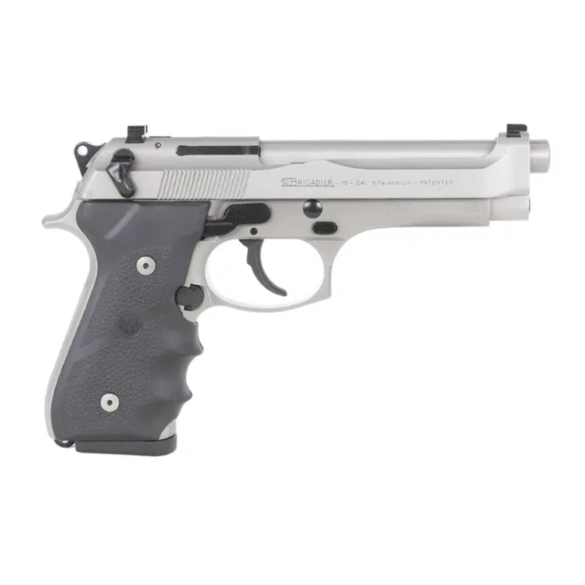 Beretta 92FS Brigadier 9mm 4.9" Bbl Inox SA/DA 15rd Pistol J92F560M For ...