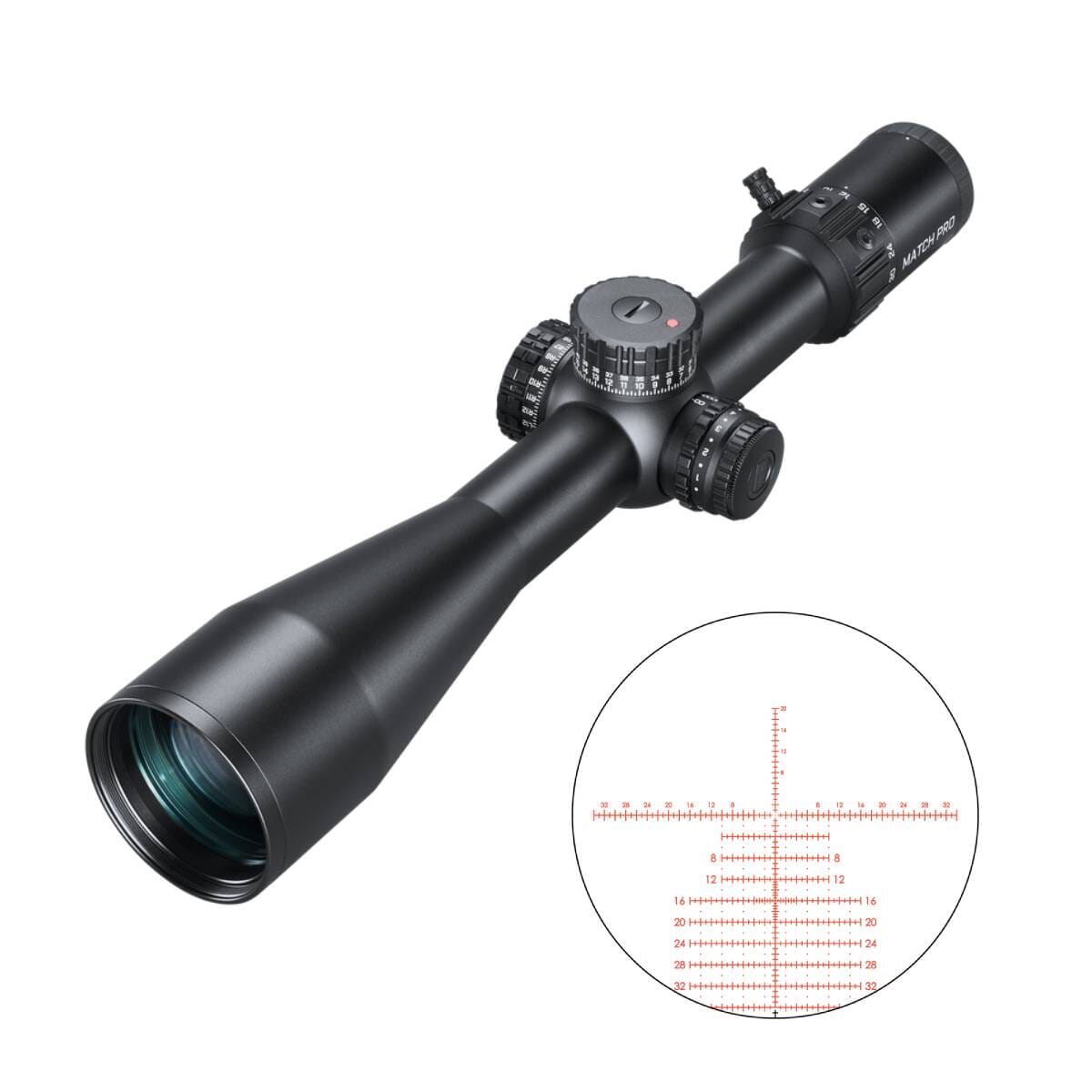 Bushnell Match Pro ED MOA 5-30x56mm Illum FFP Black Riflescope ...