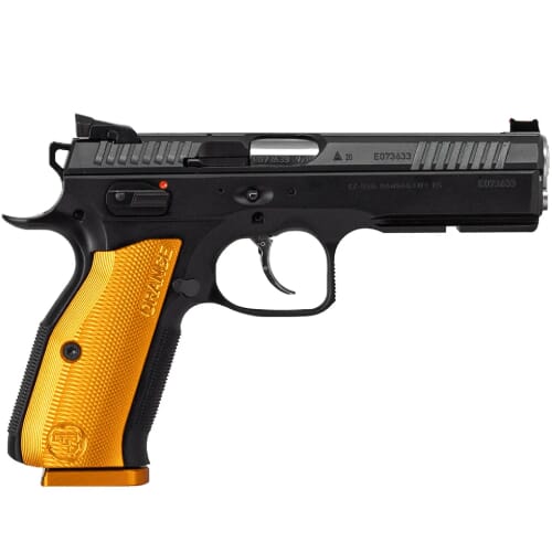 CZ-USA Shadow 2 Orange 9mm 17rd Handgun w/Polycoat Steel Frame, Nitride Slide, FO Front/Blk ...