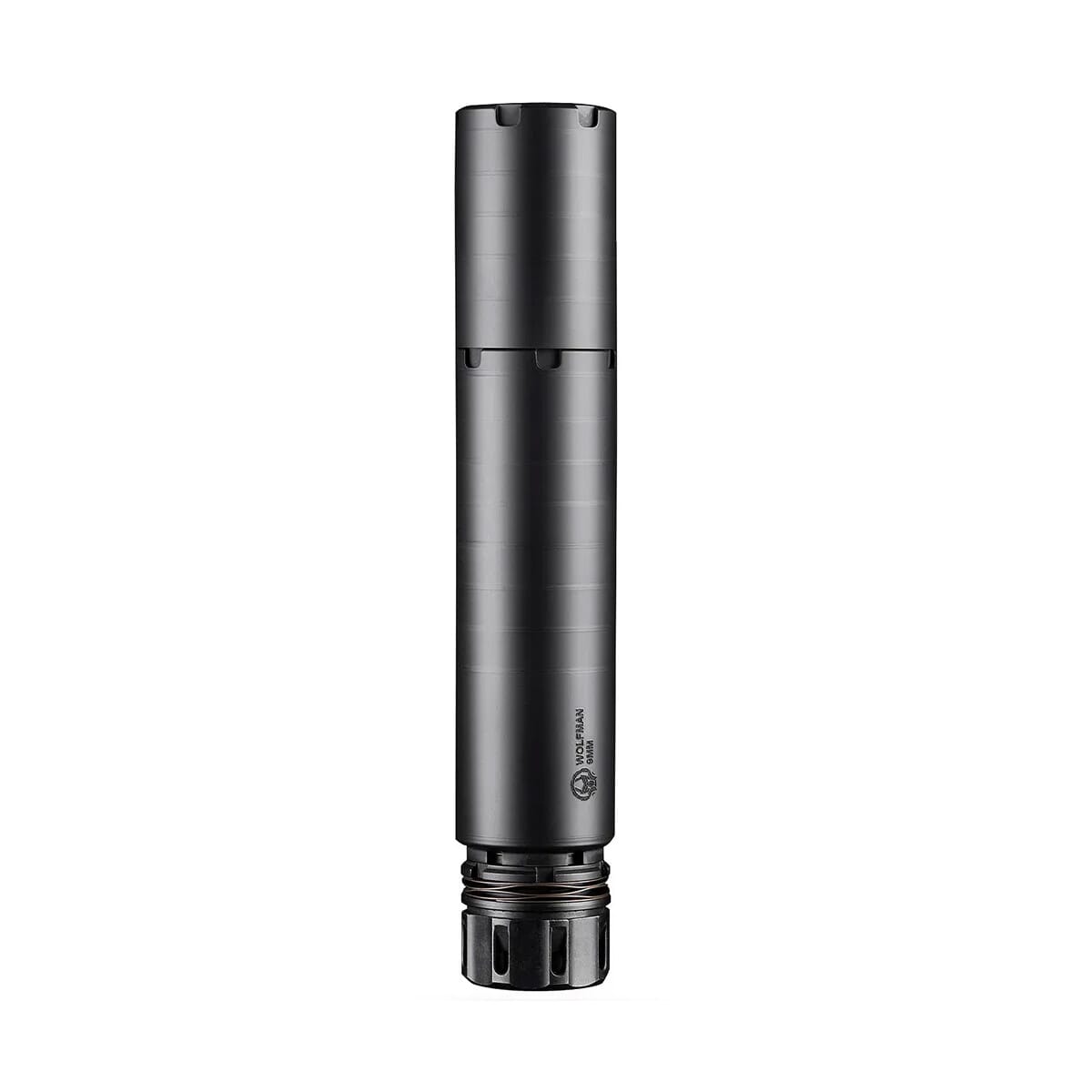 Dead Air Wolfman Modular 9mm Subgun/Pistol Silencer w/Key Micro Adapter ...