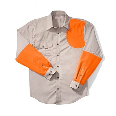 Filson Lightweight Shooting Shirt Left Alaska Fit Tan Blaze Orange XL ...