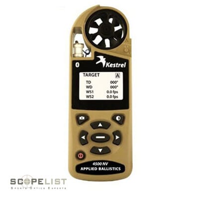Kestrel 4500 Bluetooth Shooters Weather Meter with Applied Ballistics ...