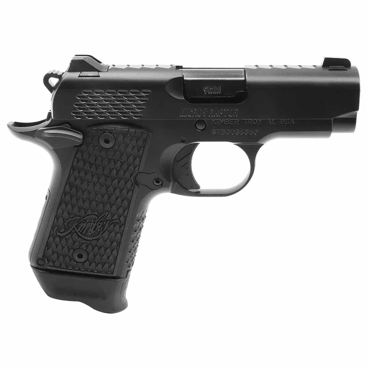 Kimber Micro 9 Raptor (Shadow) 9mm 3.15" Bbl 8rd Pistol w/Front & Rear ...
