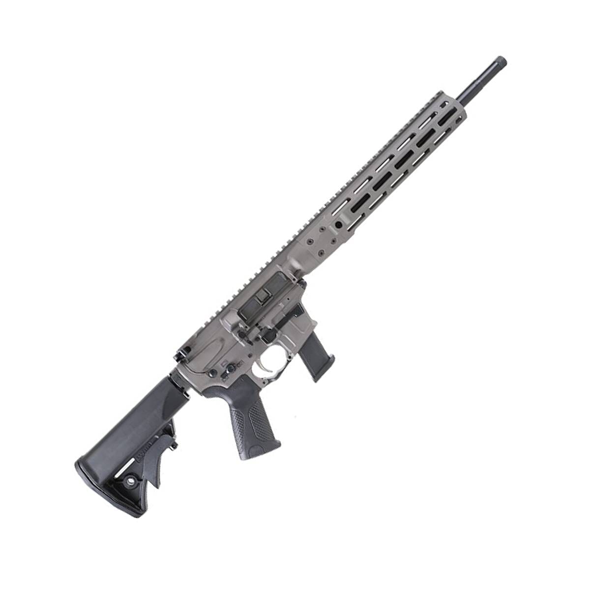 LWRC IC-9 Carbine 9mm 16" 1:10" 1/2x28 Bbl Tungsten Grey Rifle ICR9TG16 ...