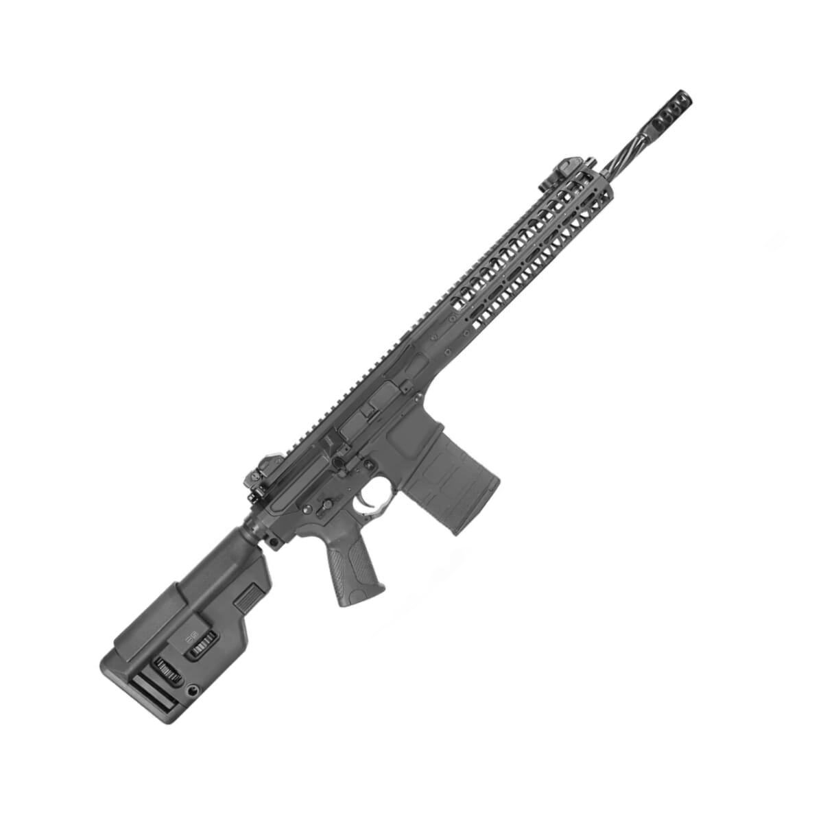 LWRC REPR MKII 7.62x51 16" Spiral Fluted Bbl Blk Rear Charge Rifle ...