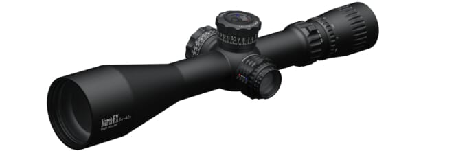 March FX Tactical 5-42x56mm FMA-TR1 Reticle 1/4 MOA FFP Illuminated ...