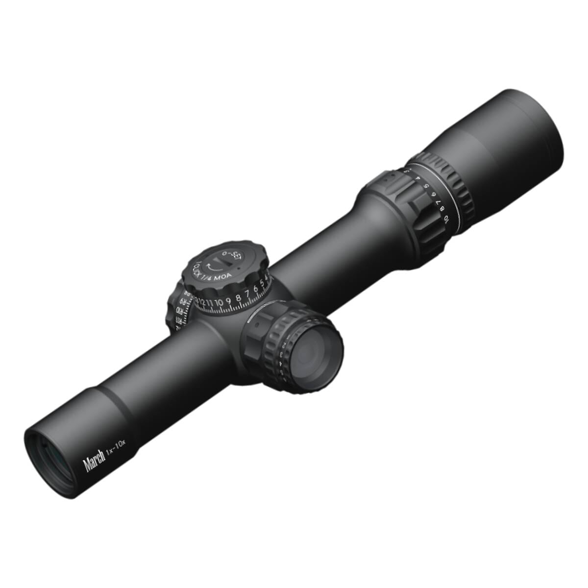 Shop March Compact Tactical 1-10x24mm SFP FD-1 Reticle 1/4MOA 6Level ...