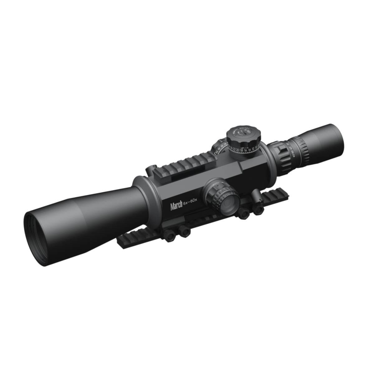 March Genesis Tactical 6-60x56mm G FFP FMA-TR1 Reticle 1/4MOA 6Level ...
