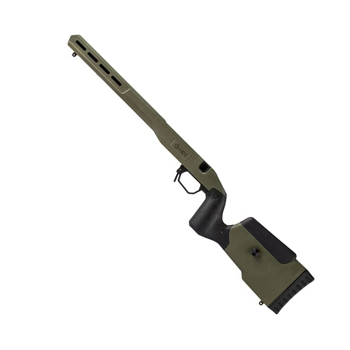 Shop MDT Field Stock Ruger American SA LH OD Green Chassis 108638-ODG ...