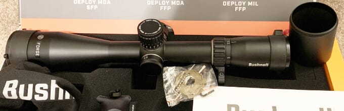 Bushnell Forge 2.5-15x50 SFP Black Exposed Locking Turrets w/ Zero-Stop ...