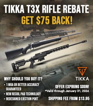 Tikka Rebates Hunting Rifles and Optics - Scopelist.com