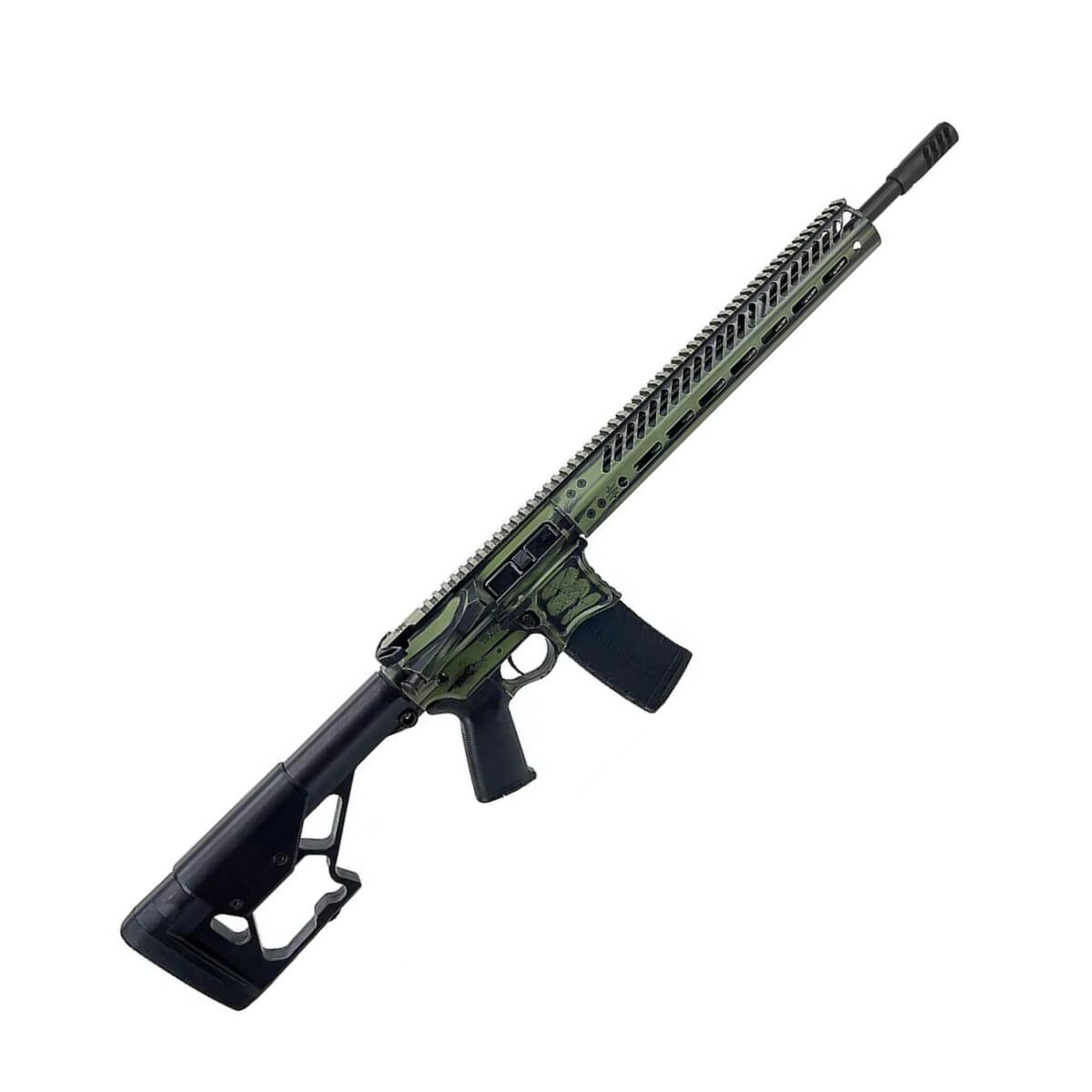 Seekins Precision DMR .223 Wylde 18" 1:8" 1/2"x28 TPI Bbl BW OD Green ...