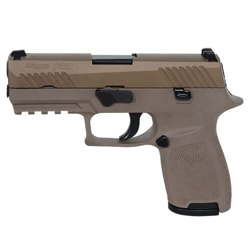 Sig Sauer P320 Flat Dark Earth Nitron Finish, 357 SIG, SLITE Sights ...