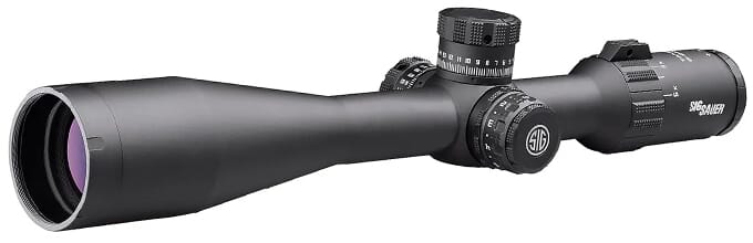 Sig Sauer TANGO4 Scope 6-24x50mm 30mm FFP Dev-L MOA Illum Reticle Side ...