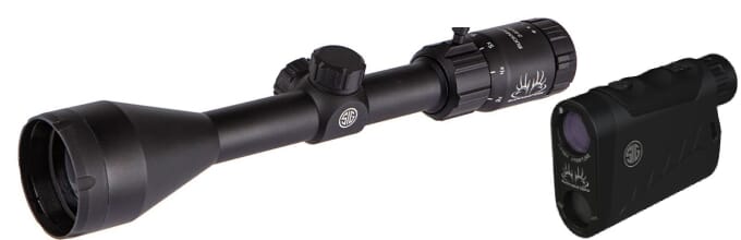 Sig Sauer Buckmasters 3-9X40mm BDC Riflescope w/Buckmasters LRF 1500 ...