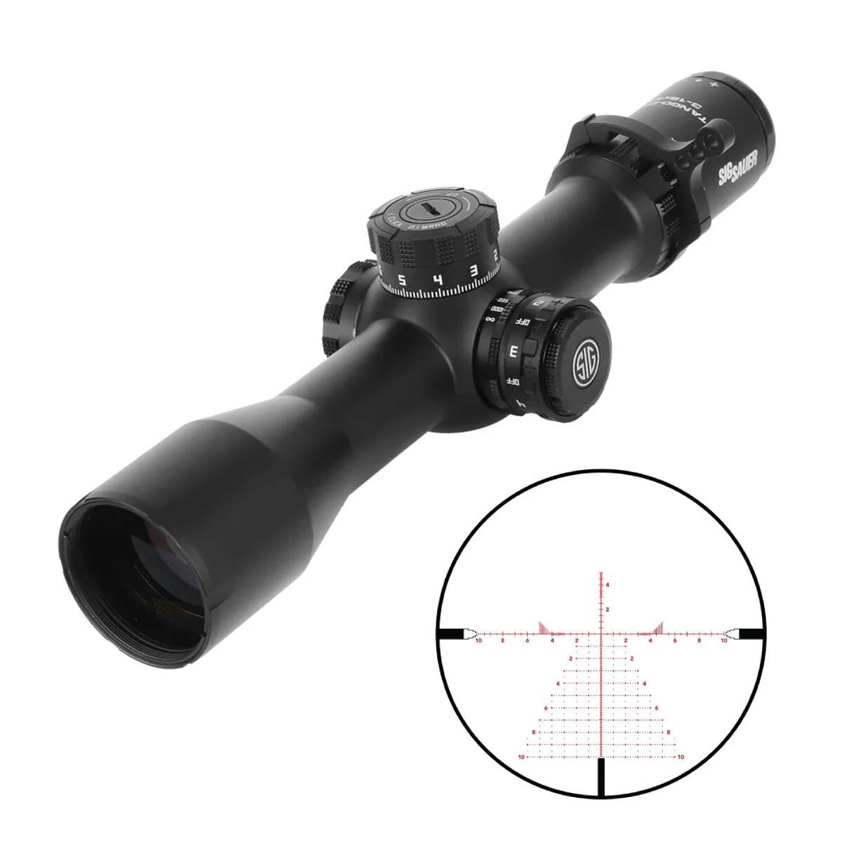 Shop Sig Sauer TANGO-DMR 3-18x44mm MRAD DEV-L 2.0 Illum 0.1 MRAD FFP Riflescope w/Side Focus ...