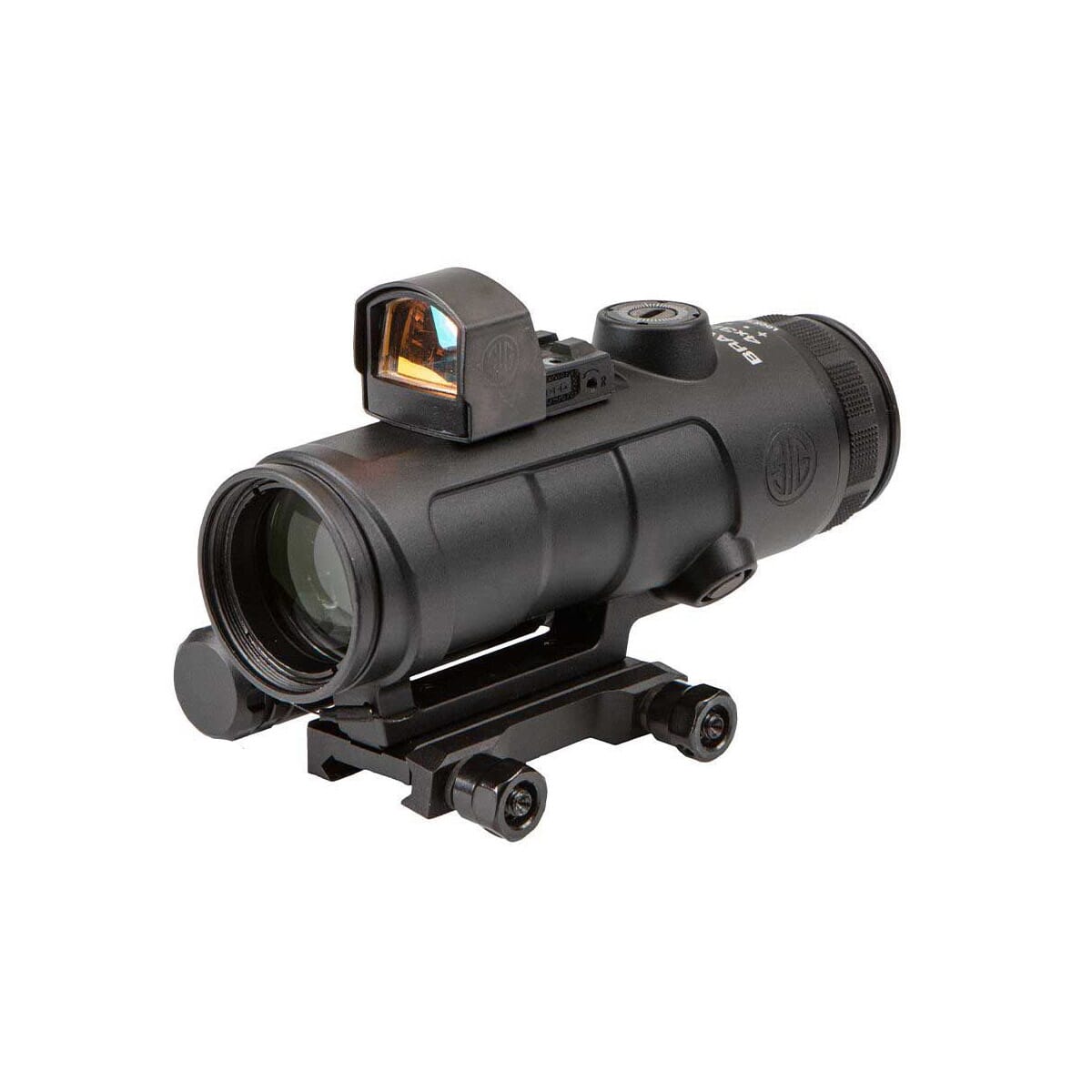 Sig Sauer BRAVO4 4x32mm 5.56/7.62 Horseshoe Dot Illuminated Reticle and ...