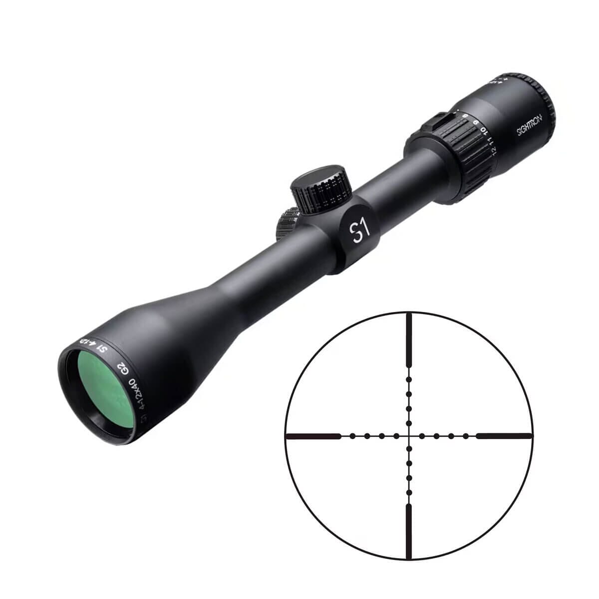 Shop Sightron S1 4-12X40 G2 MIL-DOT Riflescope 32009 for Sale ...