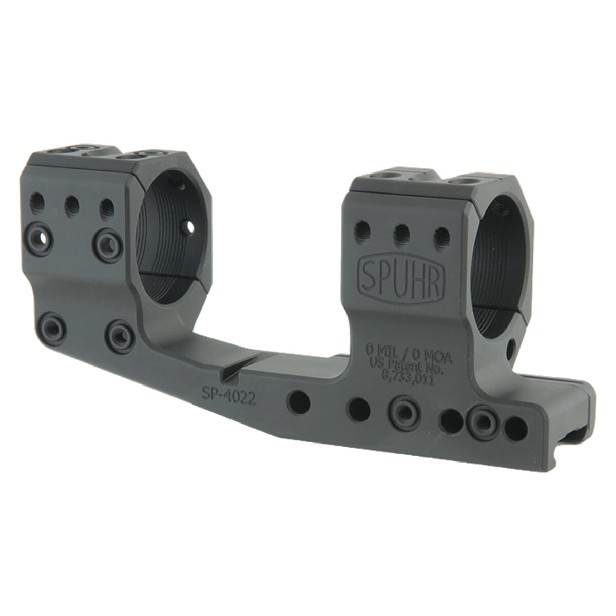 Spuhr Cantilever Unimount 34mm 0 MIL/MOA 1.5" Picatinny Scope Mount SP ...