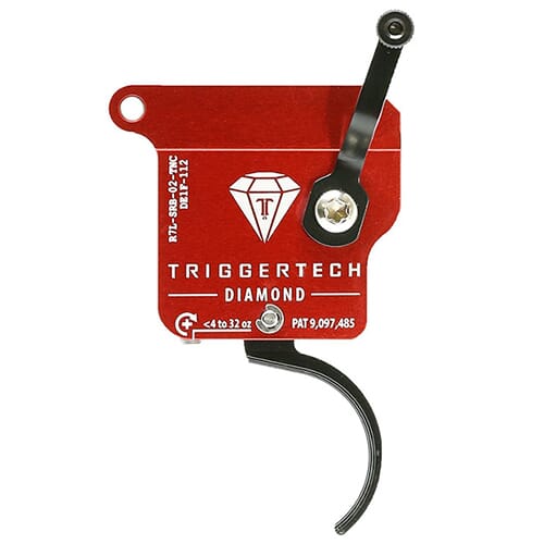 TriggerTech Rem 700 Clone LH Diamond Curved Clean Blk/Red Single Stage ... TriggerTech Rem 700 Clone LH Diamond Curved Clean Blk/Red Single Stage ...
