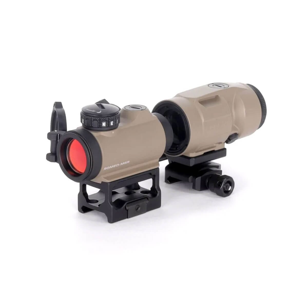 Sig Sauer Romeo-MSR 1x20mm 2 MOA Compact Red Dot & Juliet3-Micro 3x22mm ...