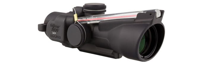 Trijicon 3x24 Low Compact ACOG Dual Illuminated Red Crosshair 7.62x39 ...