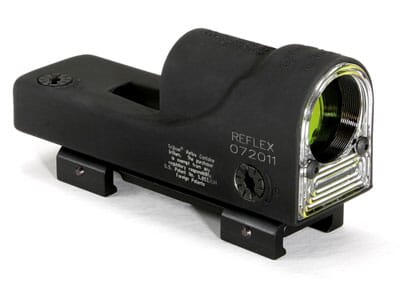 Trijicon 1x24 Reflex, Amber 6.5 MOA Dot Reticle, Reflex Base (with RX11 ...