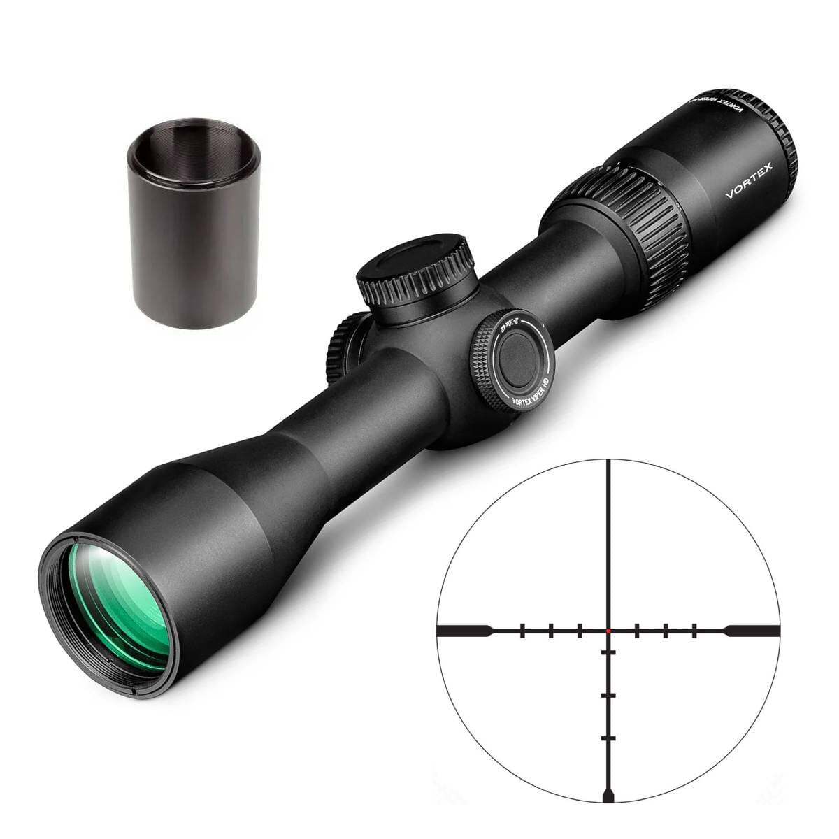Vortex Viper HD 2-10x42mm SFP Dead-Hold BDC MOA Riflescope with ...