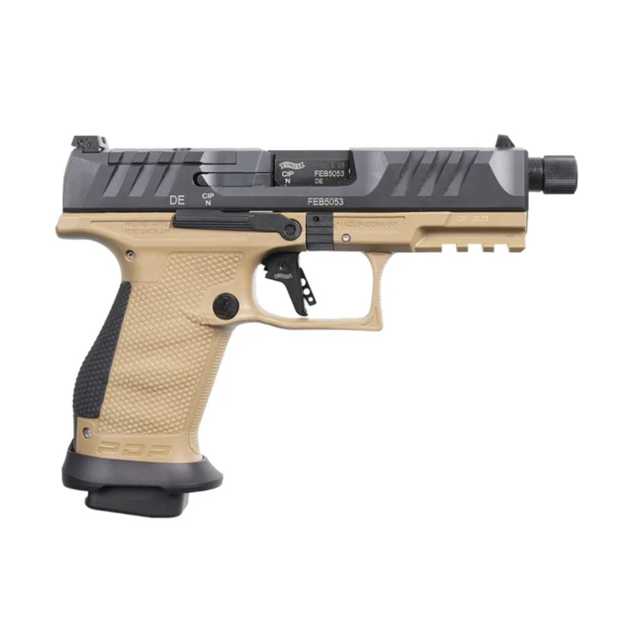 Walther Arms PDP Pro SD 9mm 4.6" Bbl Tan Optic-Ready Compact Pistol w ...