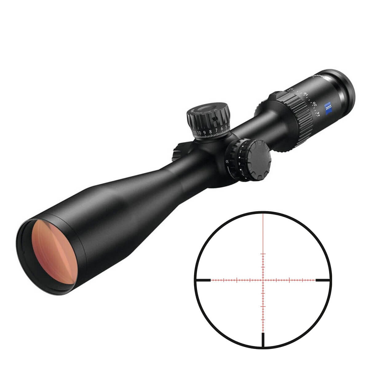 Zeiss Conquest V4 6-24x50mm Illum ZMOA-1 #93 Ext. Elev. Turret ...